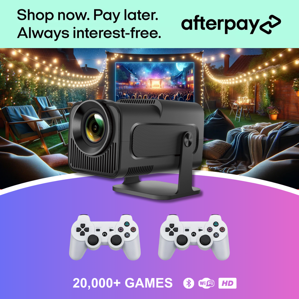 Proflix™ Spotlight Pro 4K HD Retro Game Stick + FREE Movie Screen Bund